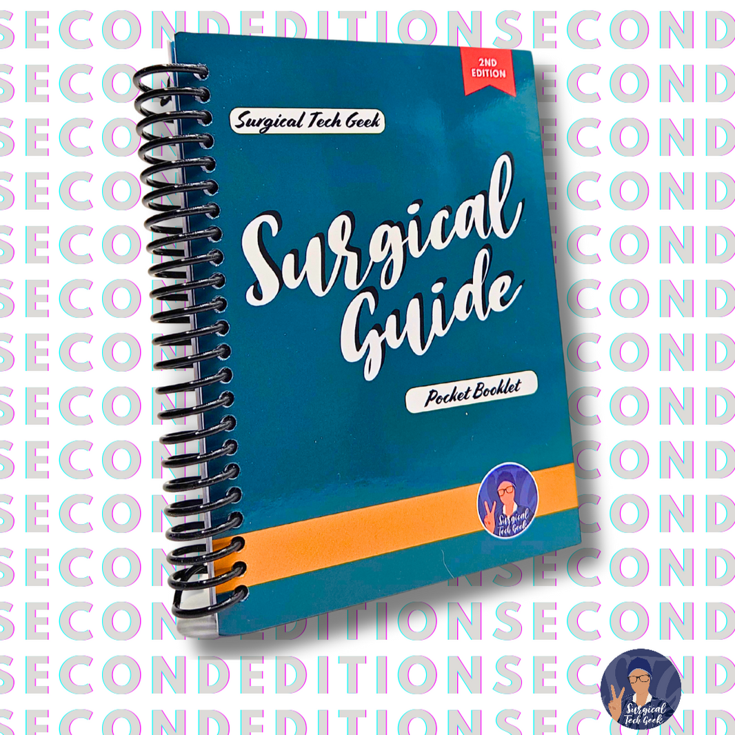 Surgical Tech Geek - Flashcards, Booklets, Badges & Surgical tech tips
