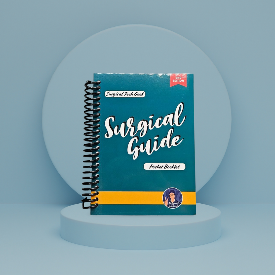 Surgical Tech Geek - Flashcards, Booklets, Badges & Surgical tech tips