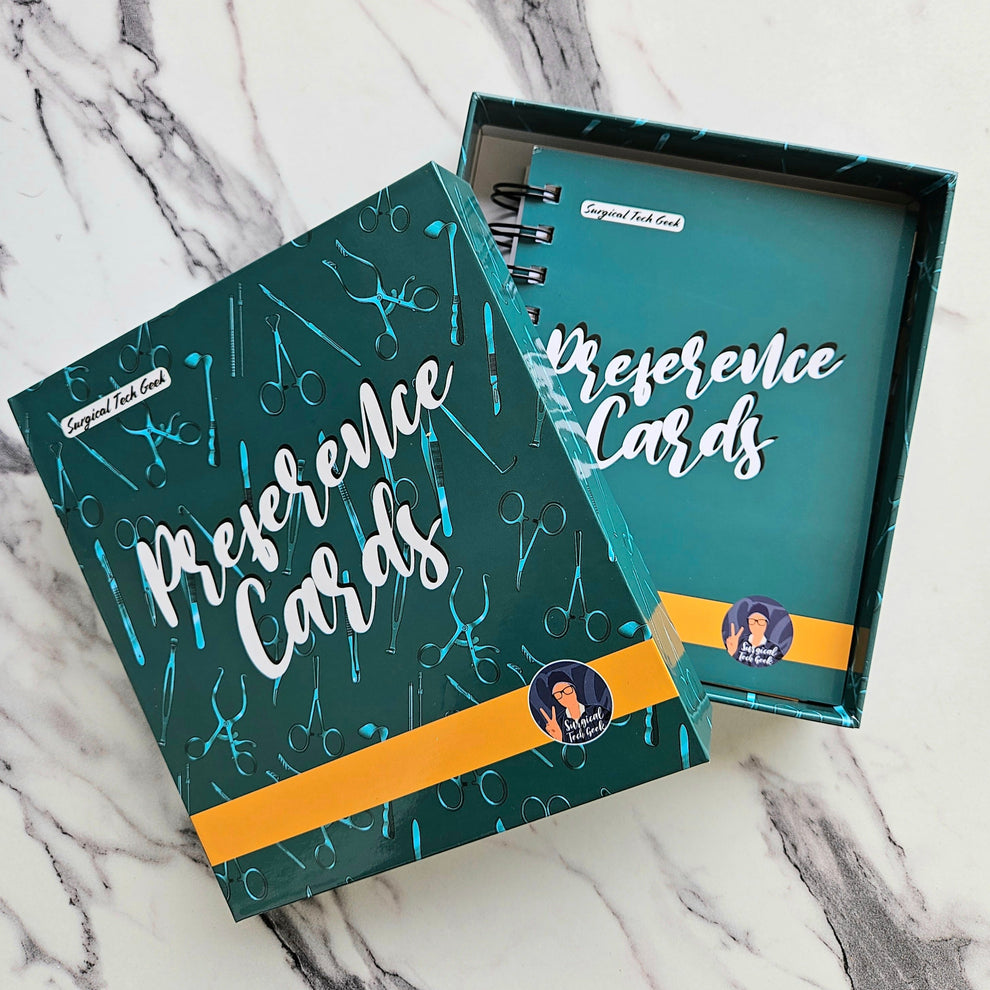 Surgical Preference Card Booklet | Booklet Scrub Techs – Surgical Tech Geek