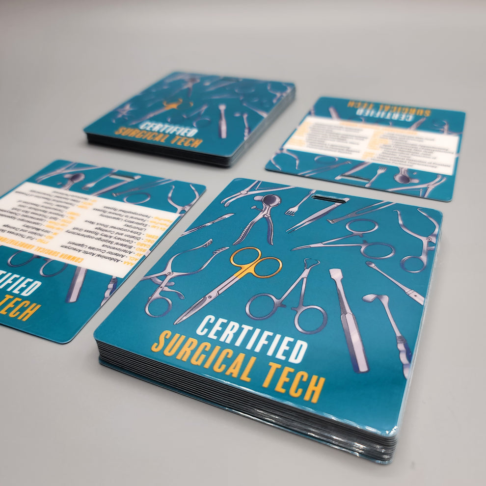 Horizontal Surgical Tech ID Badge - Certified – Surgical Tech Geek